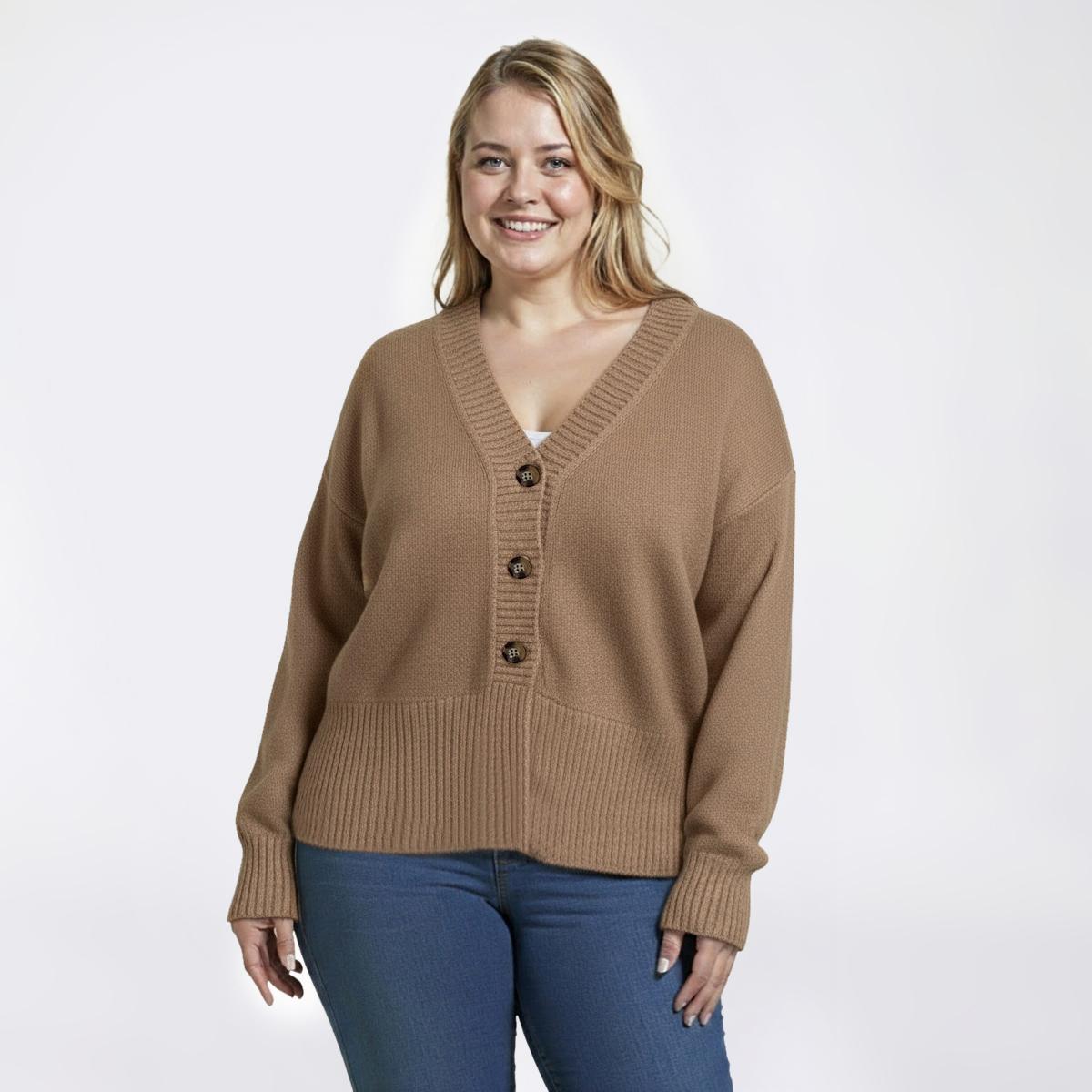 Click here for Juniors Plus FCT with Love Dolman Solid Sweater wi... prices